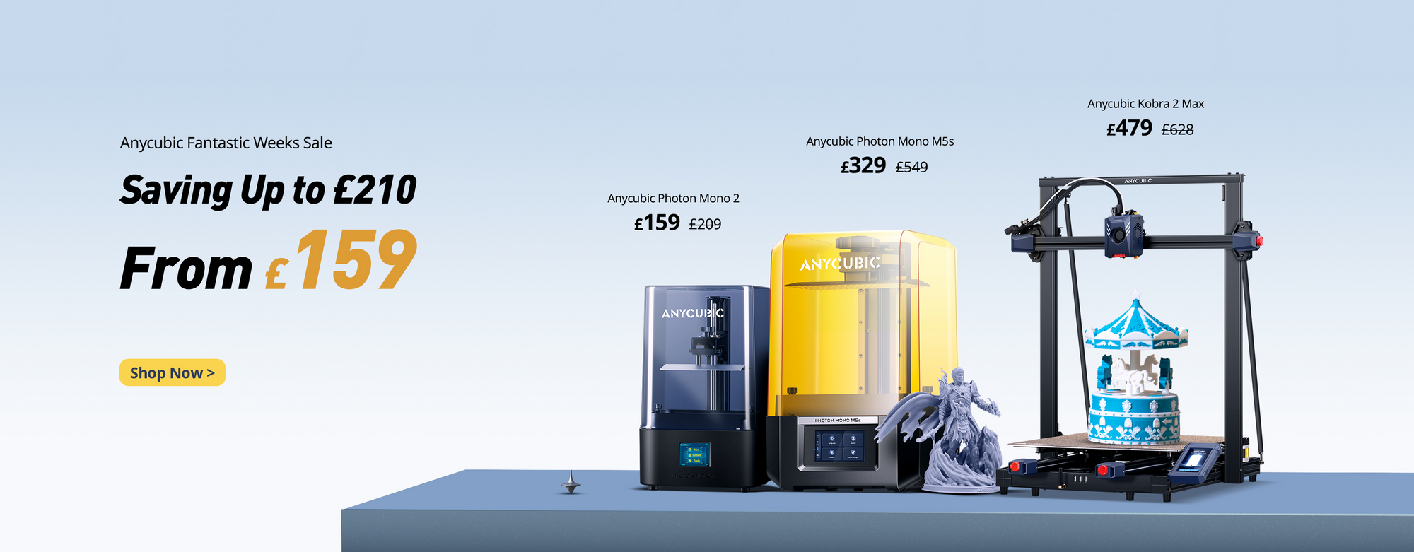 Shop 3D Printers & Filaments Online: Anycubic UK Store