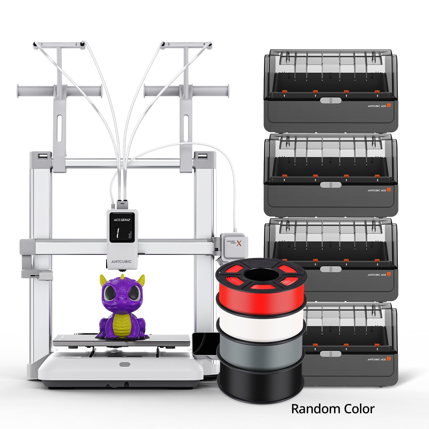 Anycubic Kobra X 3D Printer: Ultimate Multi-Colour Printing